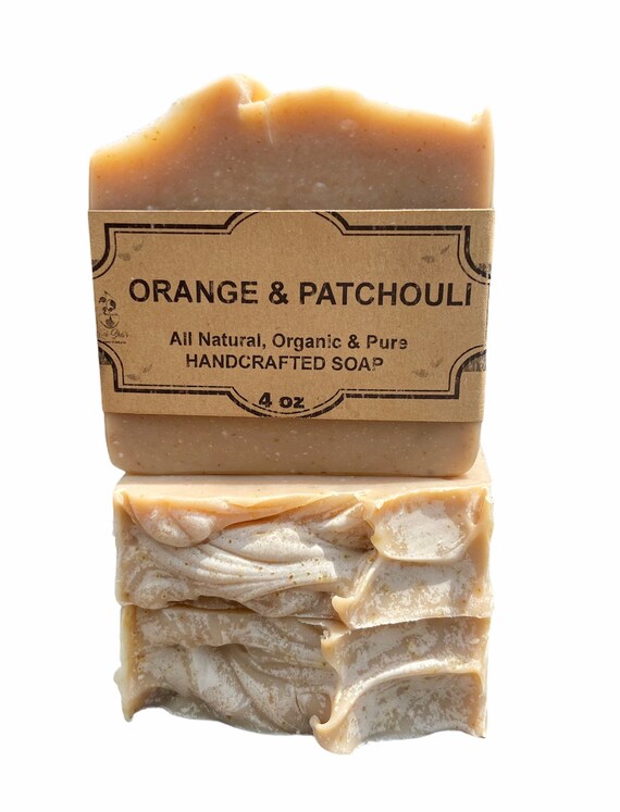 Orange & Patchouli Bar Soap Handmade Soap Vegan All - Etsy