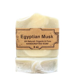 Handmade Egyptian Musk Soap: Natural Shea Butter Soap (4 Oz) - Etsy