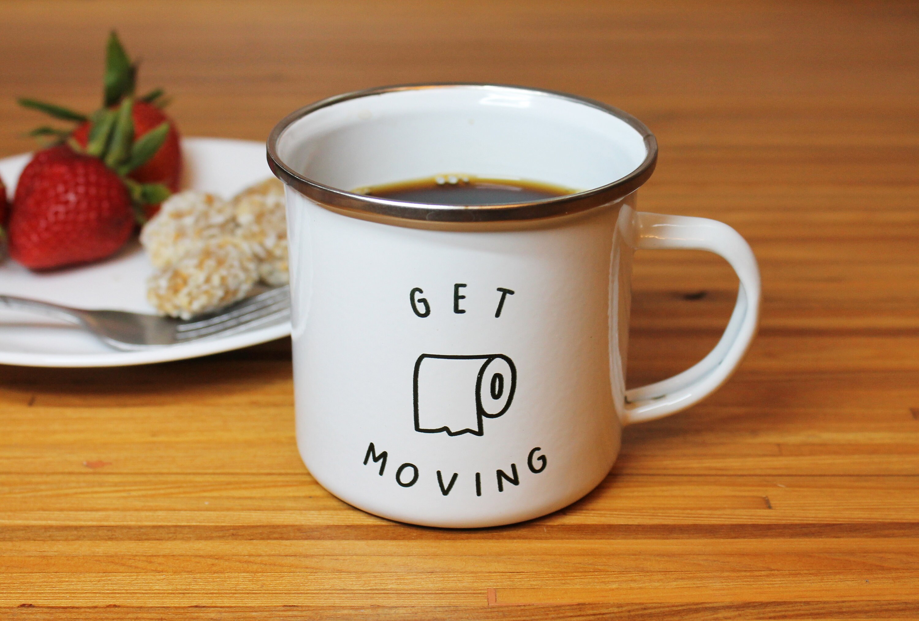 Get Moving Camp Mug Hand-lettered Design - Etsy