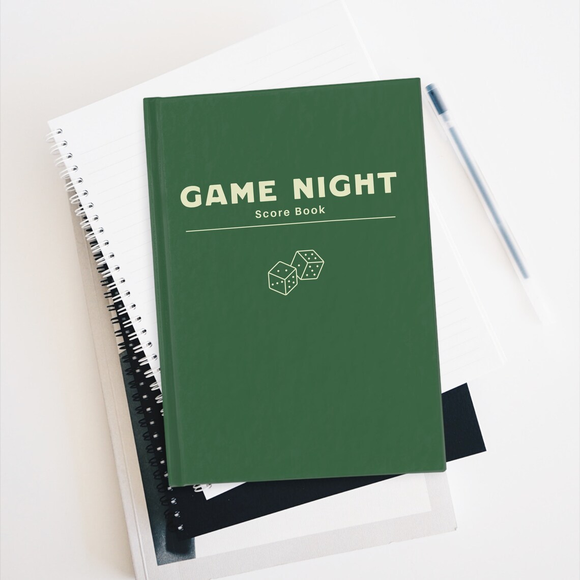 Game Night Scorebook green - Etsy
