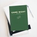 Game Night Scorebook green - Etsy