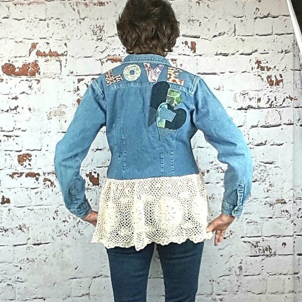 Shabby Chic Jacket - Etsy