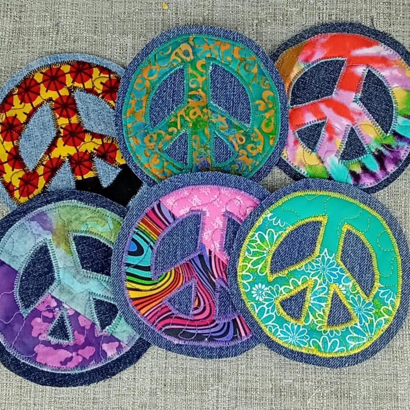 Peace Sign Patch - Etsy