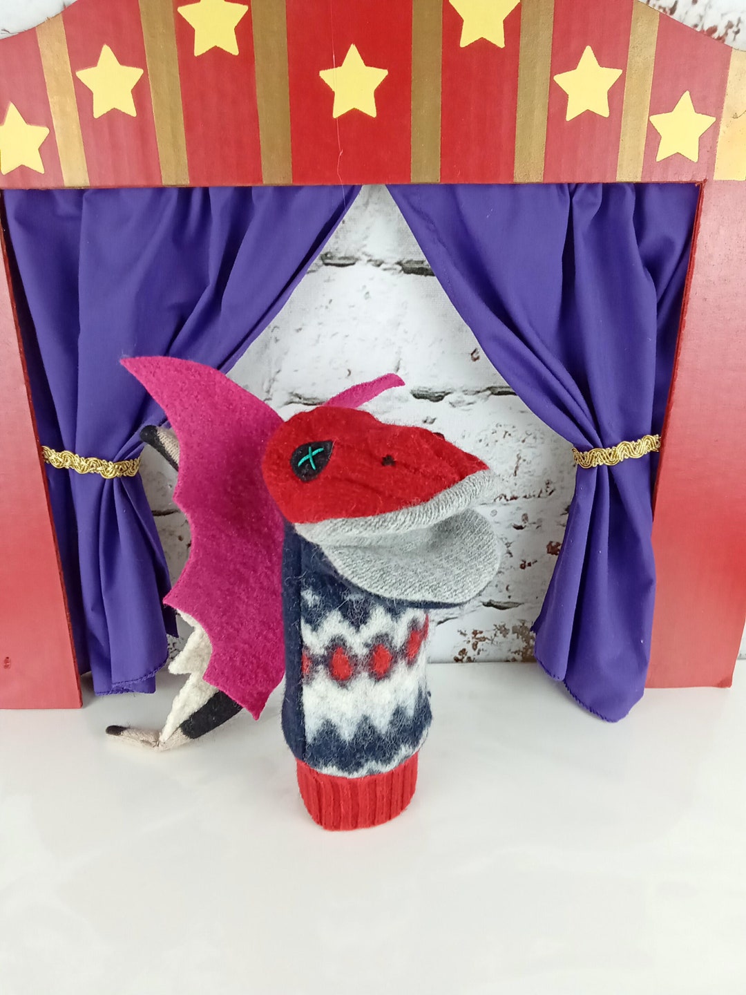 Dragon Hand Puppet, Fantasy Toy, Magical Dragon, Child or Adult Puppet ...