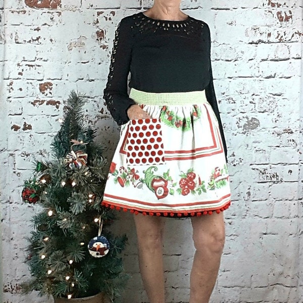 Retro Half Apron - Etsy