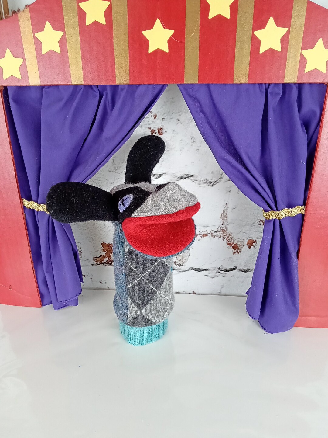 Child's Dog Hand Puppet, Gift Under 20 Dollars, for Grandchild ...