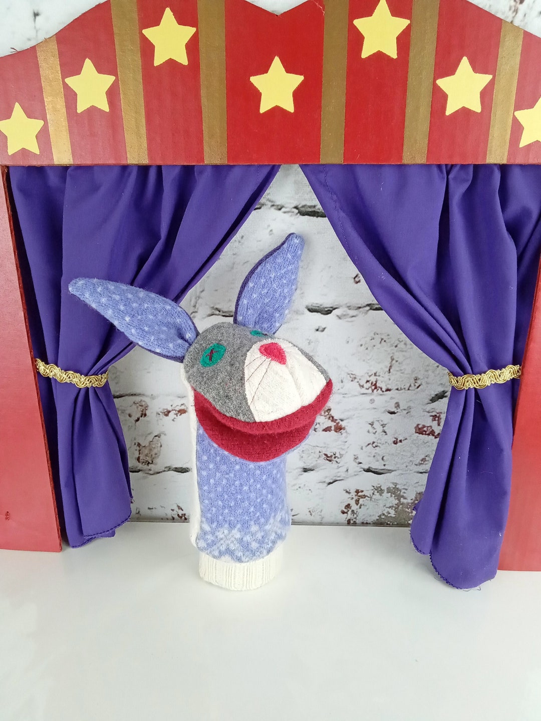 Bunny Hand Puppet, Peter Rabbit Gift, Toy Under 20 Dollars, Grandchild ...