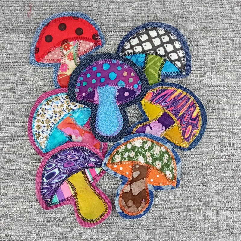 Mushroom Applique - Etsy