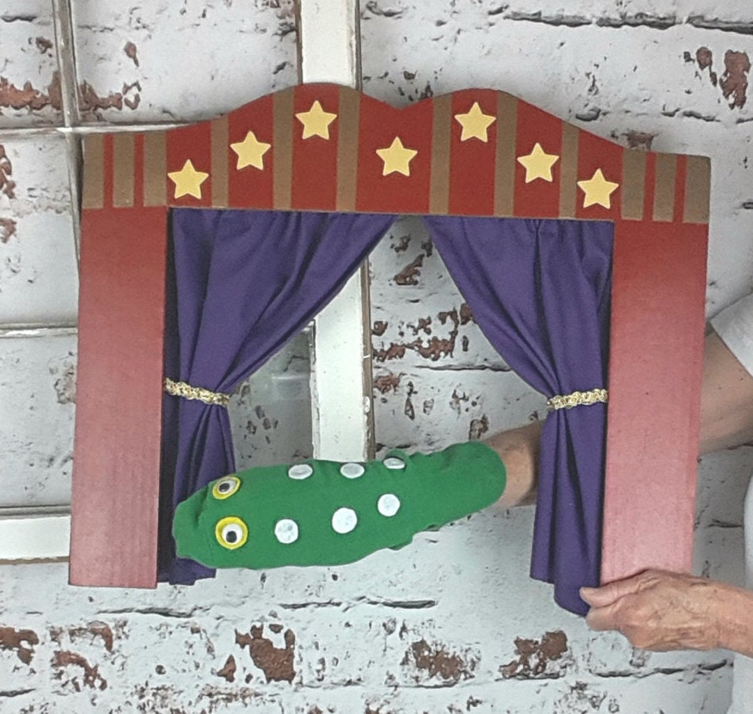 Very Hungry Caterpillar Puppet, Transforming Puppet, Teacher Gift, Sock ...