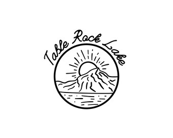 Table Rock Lake PNG Sublimation Hand Lettered Digital Download - Etsy