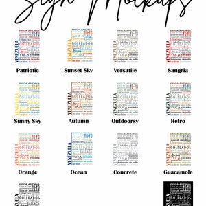 Venezuela Food Sign Poster, Traditional Venezuelan Dishes, Multiple ...