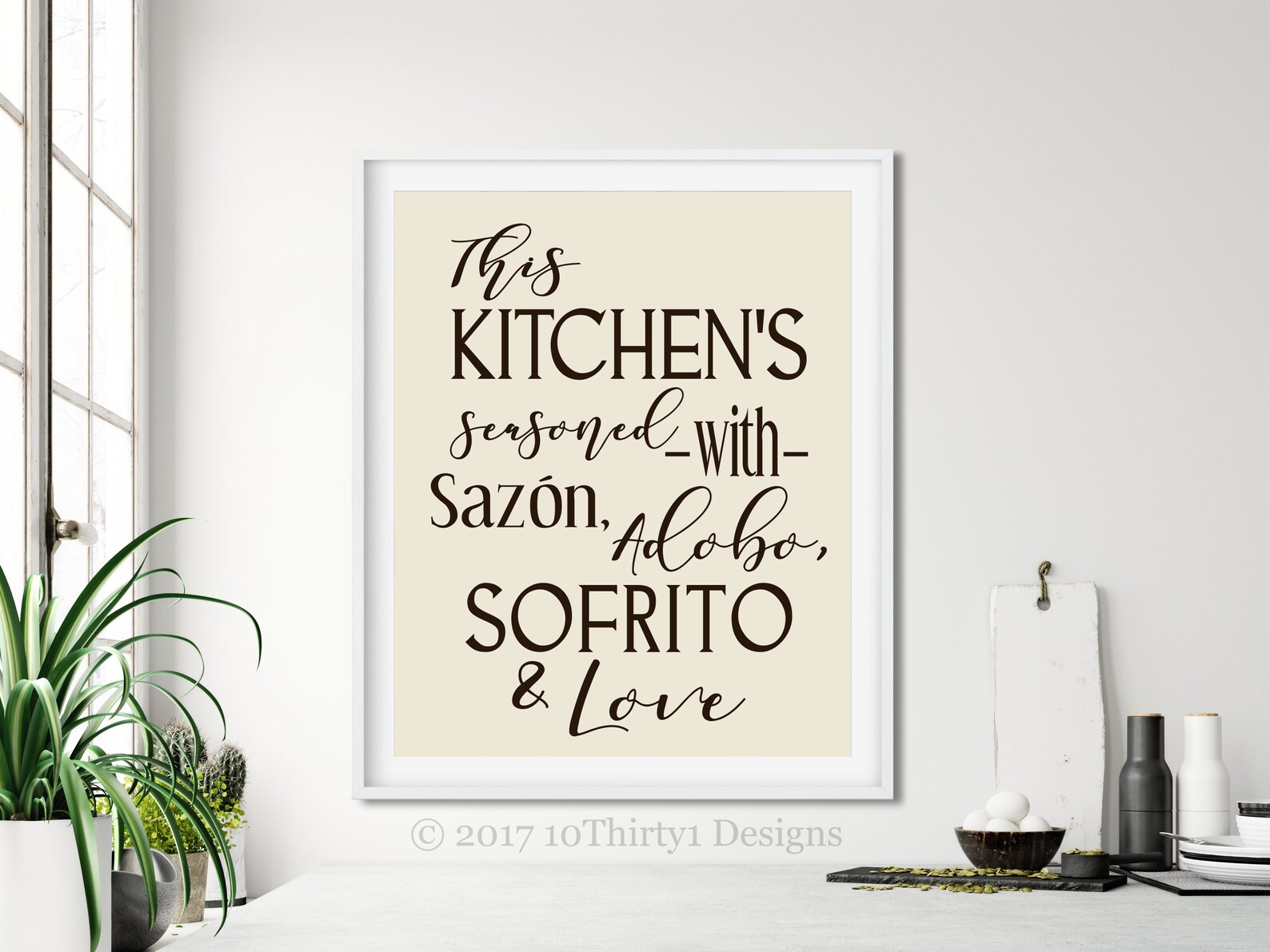 This Kitchen's Seasoned With Sazon Adobo Sofrito & Love® - Etsy