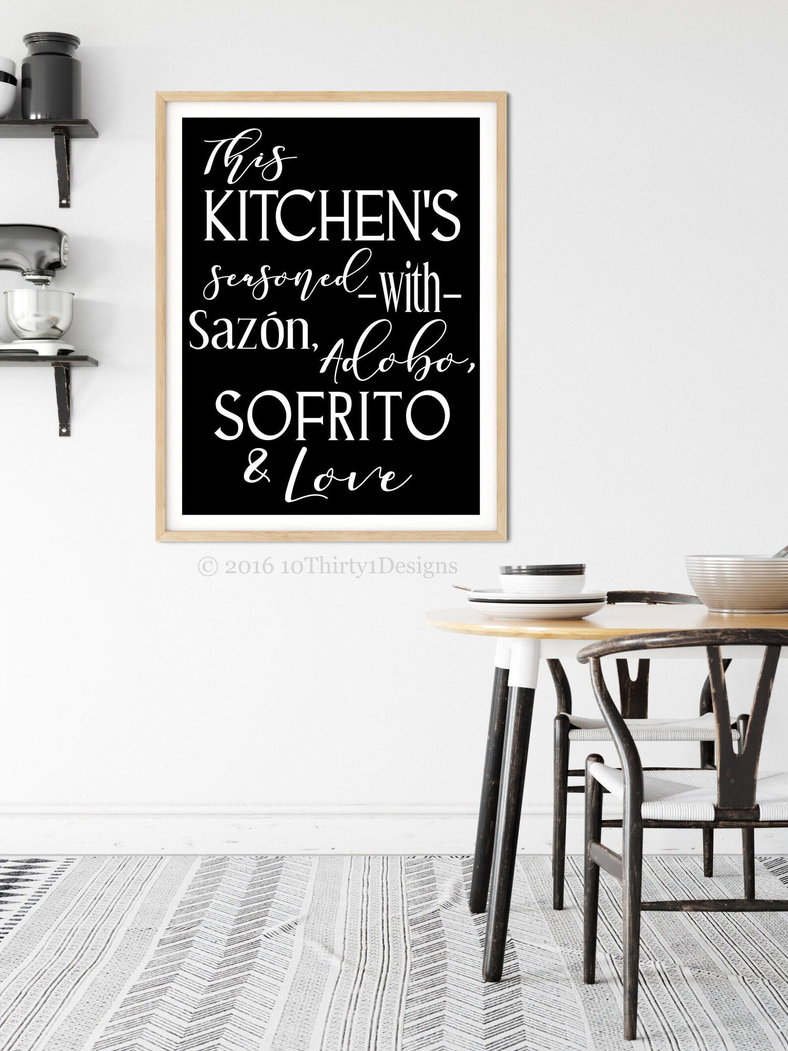 This Kitchen's Seasoned With Sazon, Adobo, Sofrito & Love® Poster ...