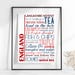 England Food Sign Poster, Traditional English Dishes, Multiple Sizes ...