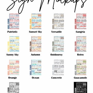 Soul Food Sign Poster, Traditional Southern Dishes, Multiple Sizes and ...