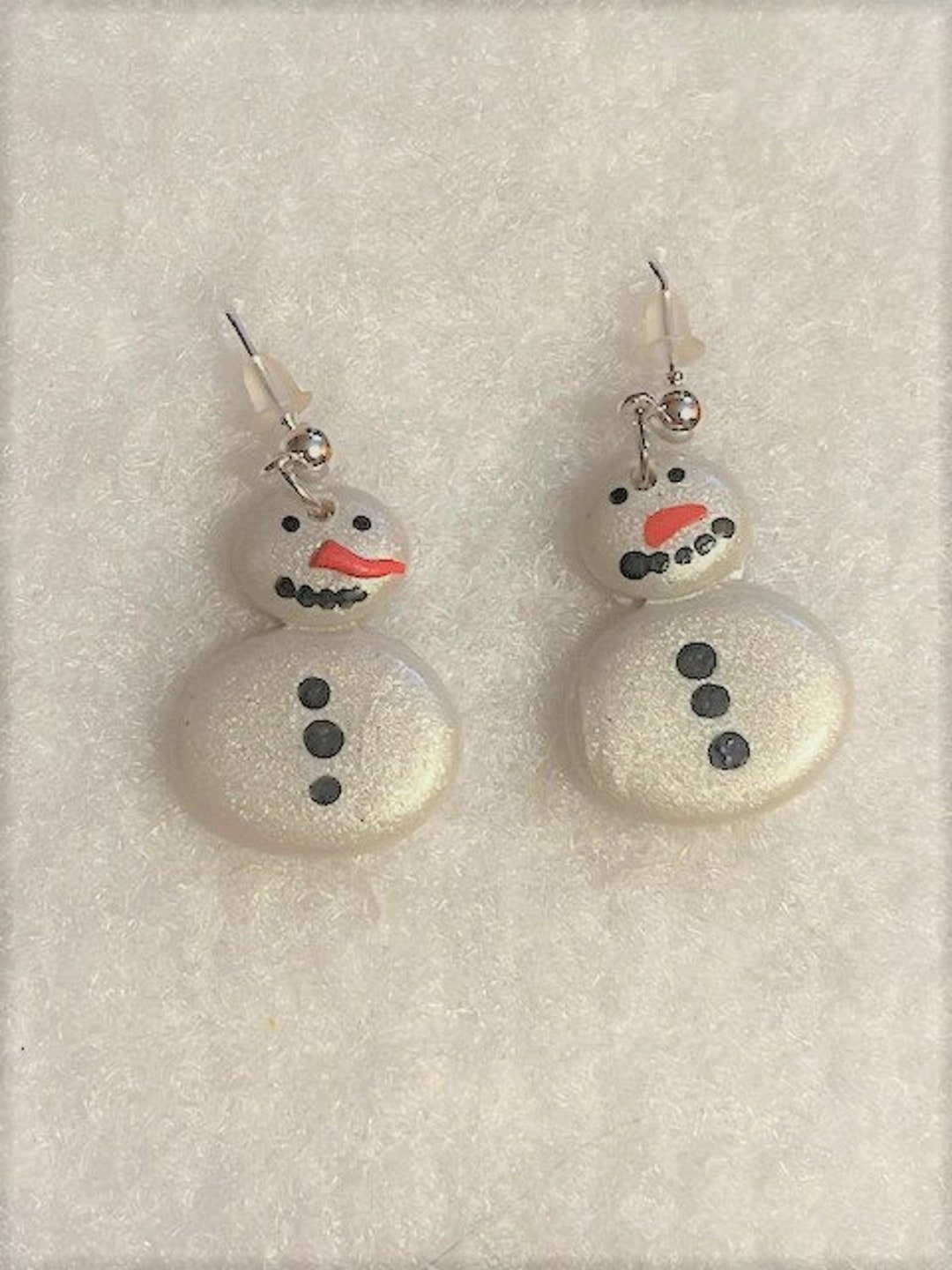 Snowman Earrings, Snowman, Earrings, Winter, Winter Earrings, Christmas ...