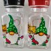 Christmas Gnome , Hand Painted Salt and Pepper Shakers , Cute Stocking ...