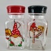 Christmas Gnome , Hand Painted Salt and Pepper Shakers , Cute Stocking ...