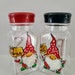 Christmas Gnome , Hand Painted Salt and Pepper Shakers , Cute Stocking ...