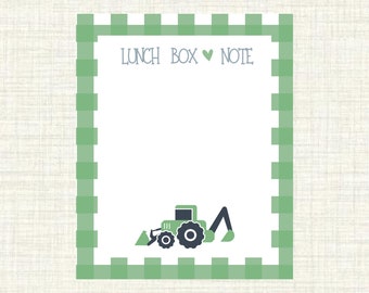 Tractor Notepad - Etsy