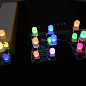 2x2x2 RGB LED Cube - DIY Kit - Etsy