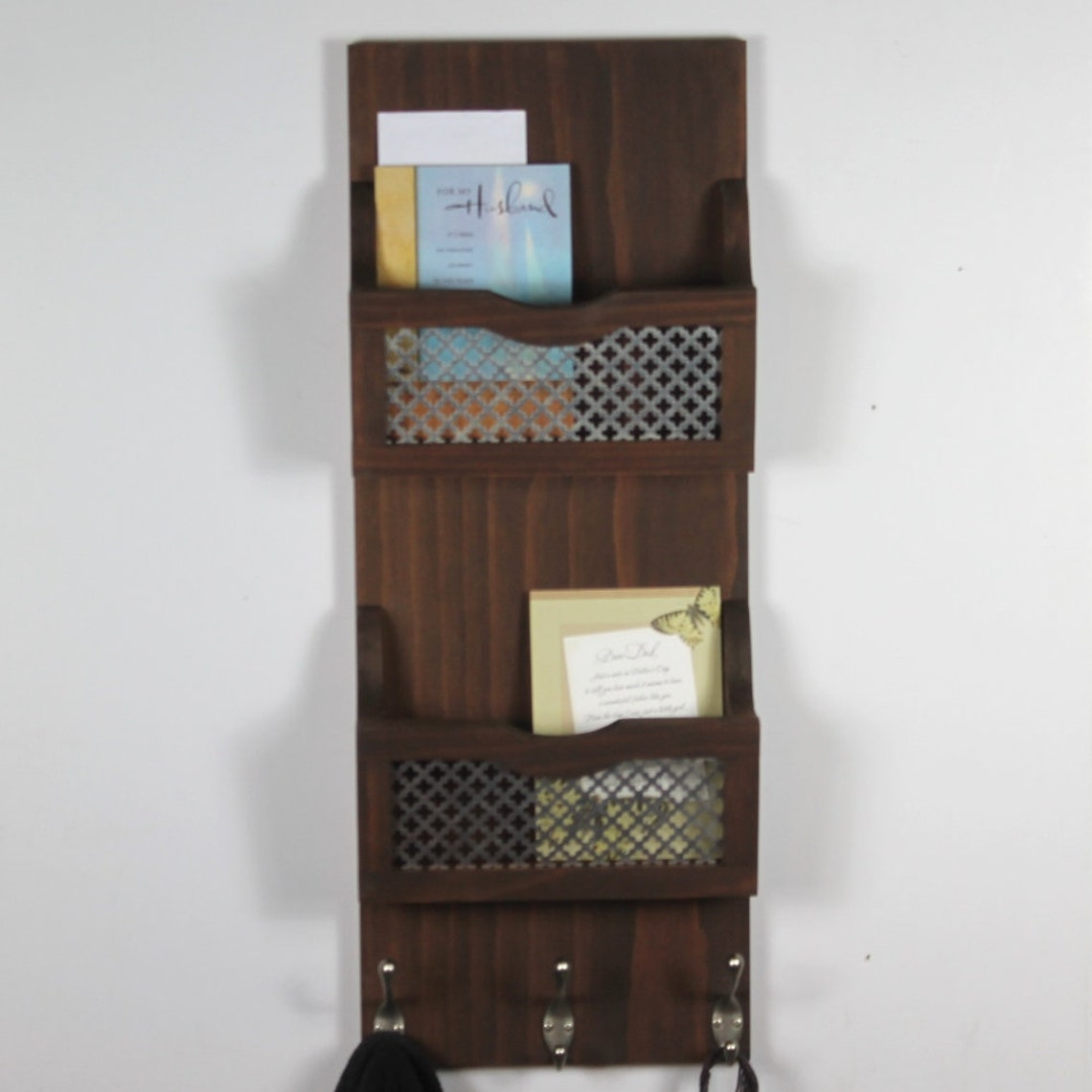 Entryway Organizer Mail Organizer Wall Organizer Key - Etsy