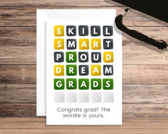 Graduation Wordle - Etsy