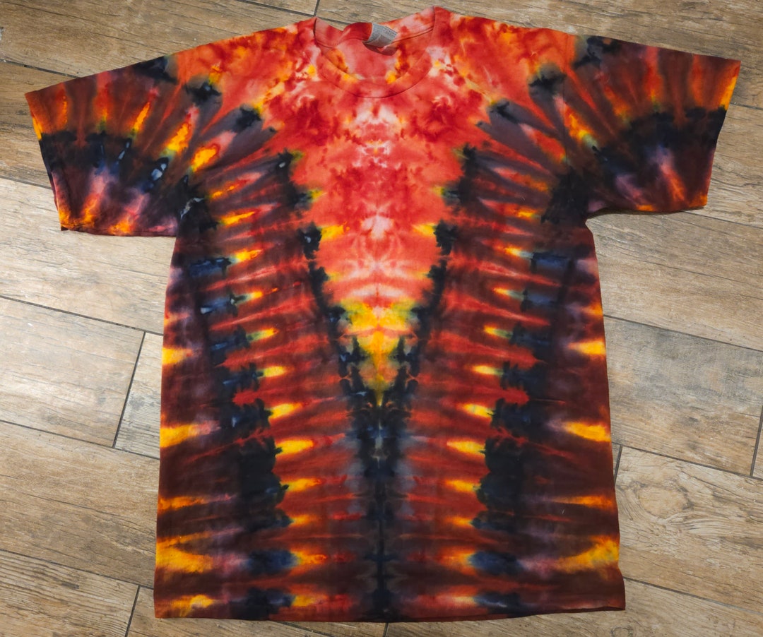 Gildan G200 Large Iced Tie Dye T-shirt - Etsy