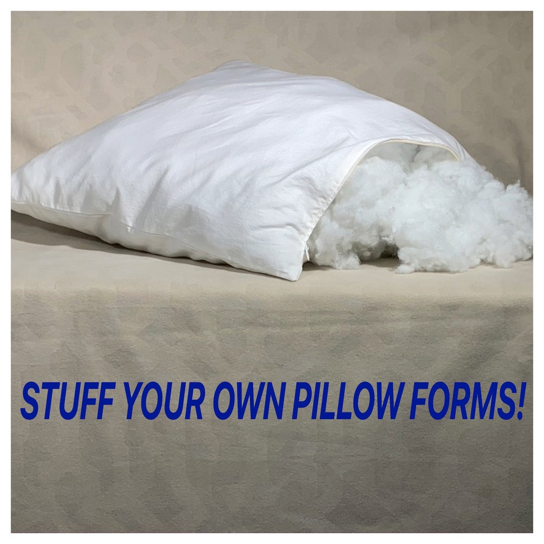 A RECTANGLE PILLOW Form Cover, Stuff Them Yourself - Etsy