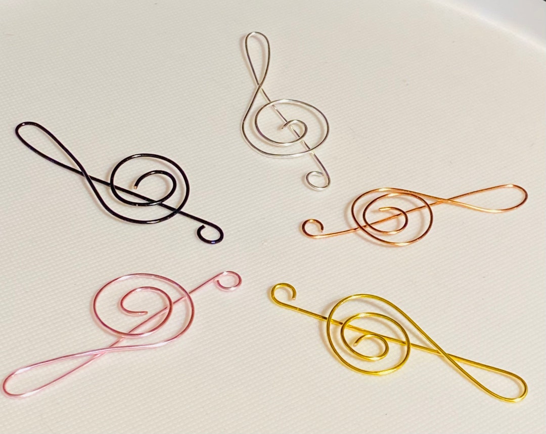 Wire Treble Clef Bookmark - Etsy