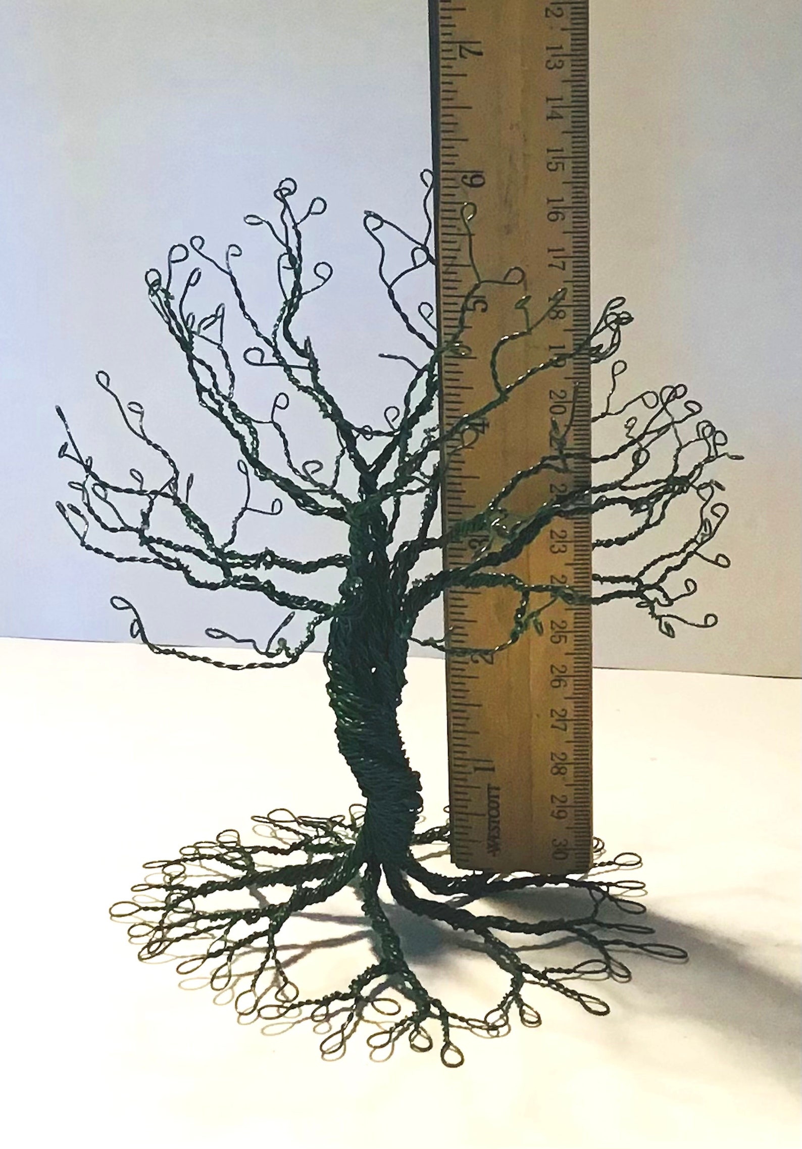 Spring Green Twisted Wire Tree Sculpture - Etsy