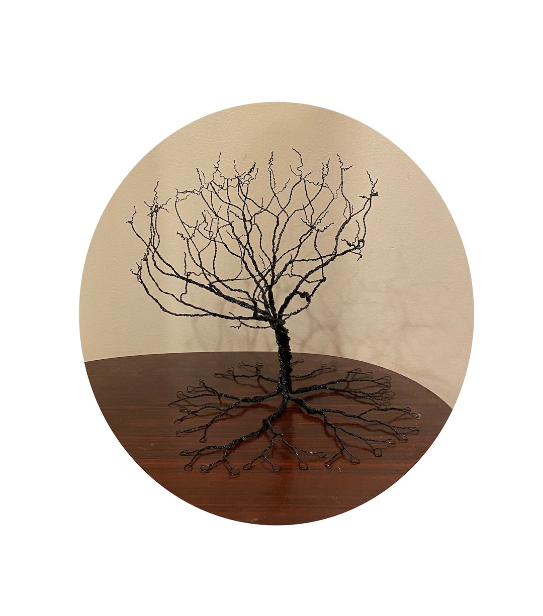 Twisted Black Wire Tree - Etsy