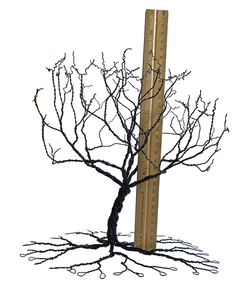 Twisted Black Wire Tree - Etsy