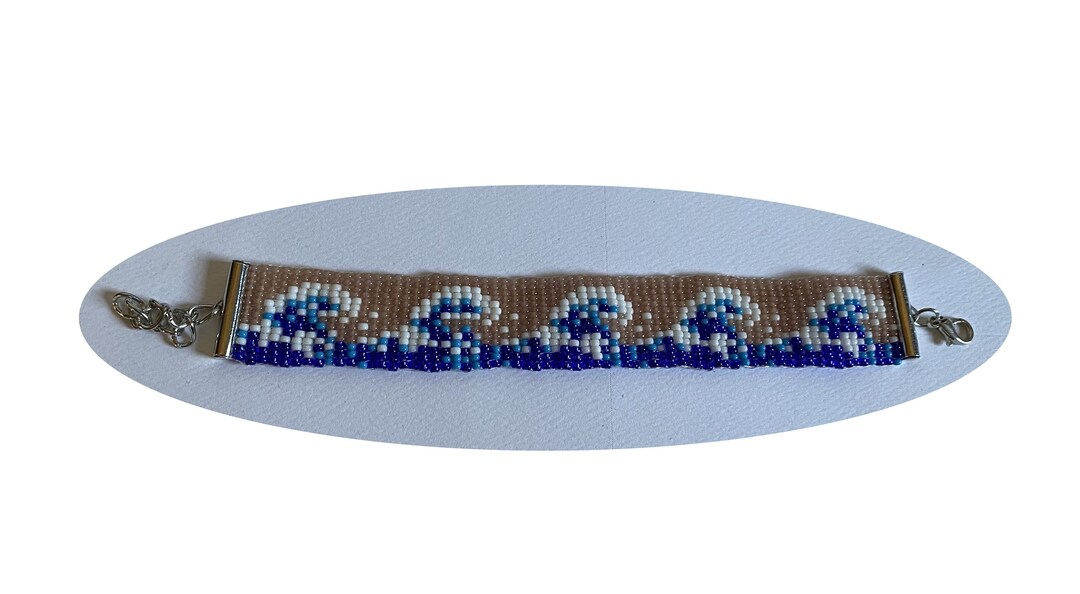 Ocean Wave Bracelet - Etsy