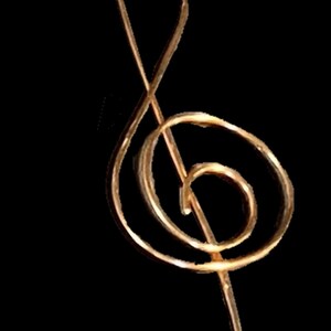 Wire Treble Clef Bookmark - Etsy