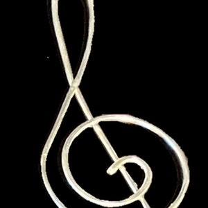 Wire Treble Clef Bookmark - Etsy