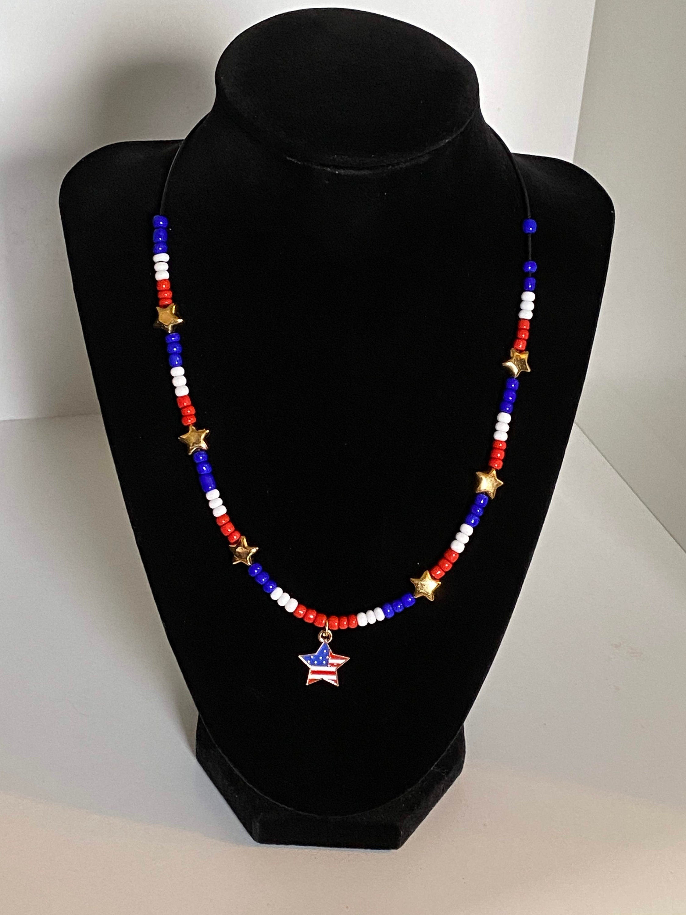 Stars and Stripes Forever Necklace - Etsy