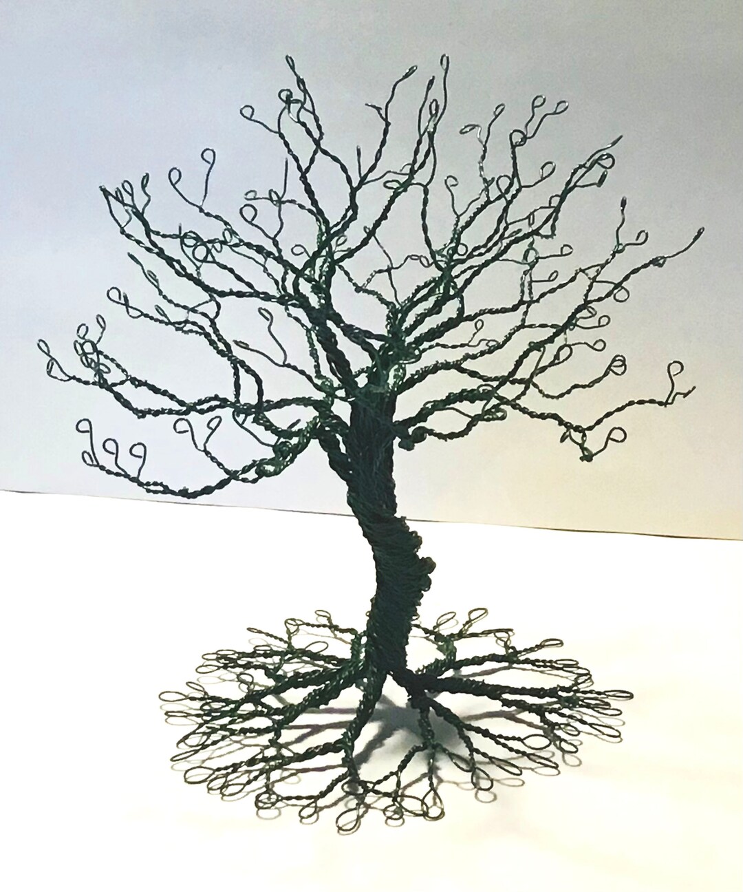 Spring Green Twisted Wire Tree Sculpture - Etsy