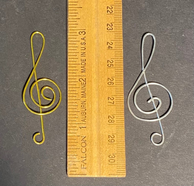 Wire Treble Clef Bookmark - Etsy