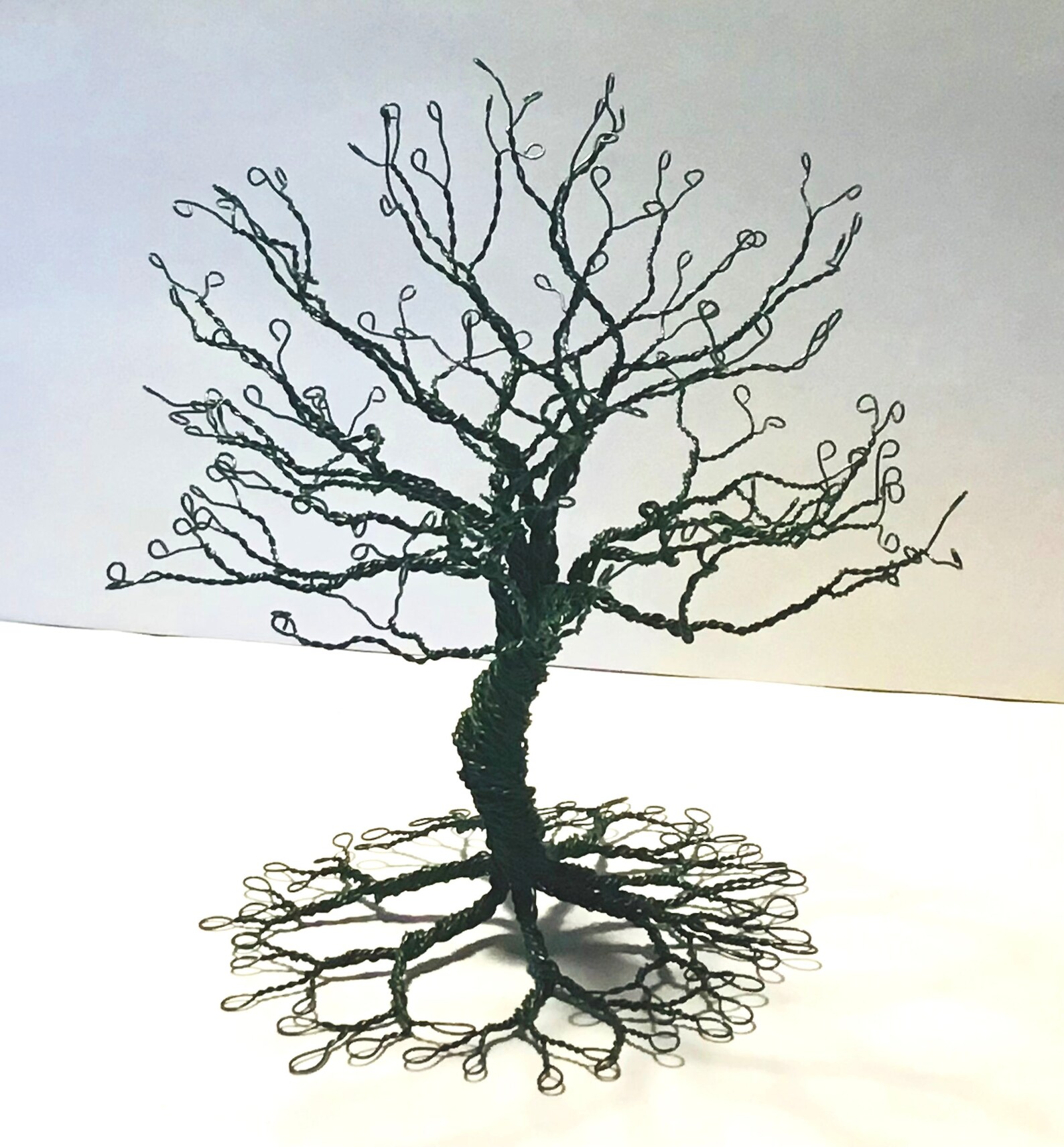 Spring Green Twisted Wire Tree Sculpture - Etsy