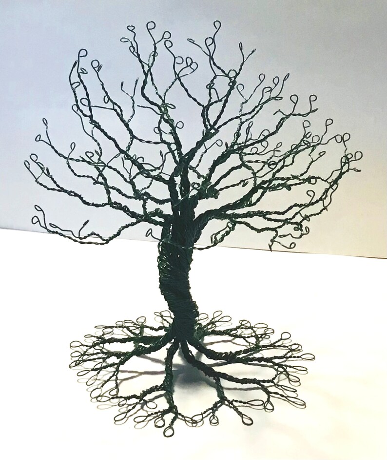 Spring Green Twisted Wire Tree Sculpture - Etsy