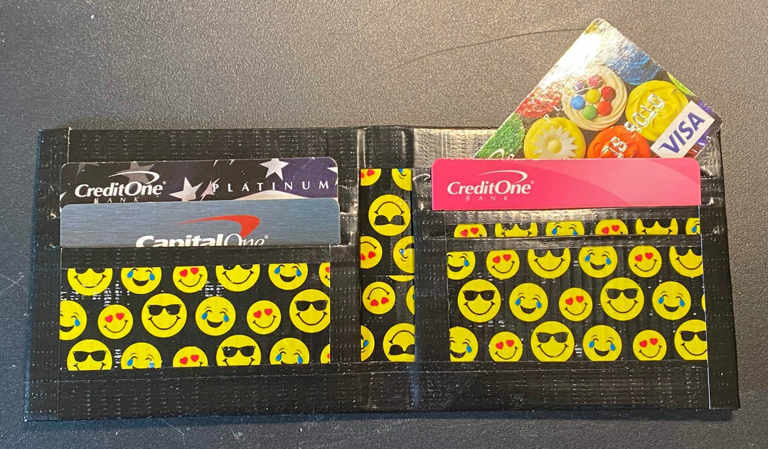 Duct Tape Emoji Wallet - Etsy