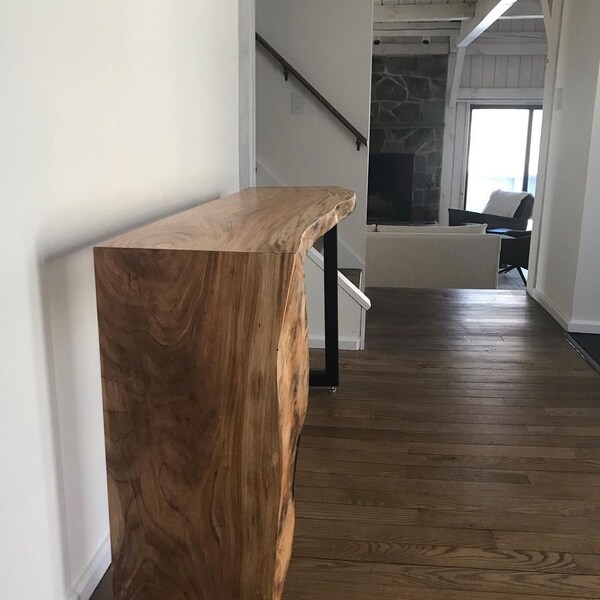 Live Edge Console - Etsy