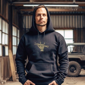 Drummer Musician Drum Sticks Drum Player Rock and Roll Unisex Hoodie ...