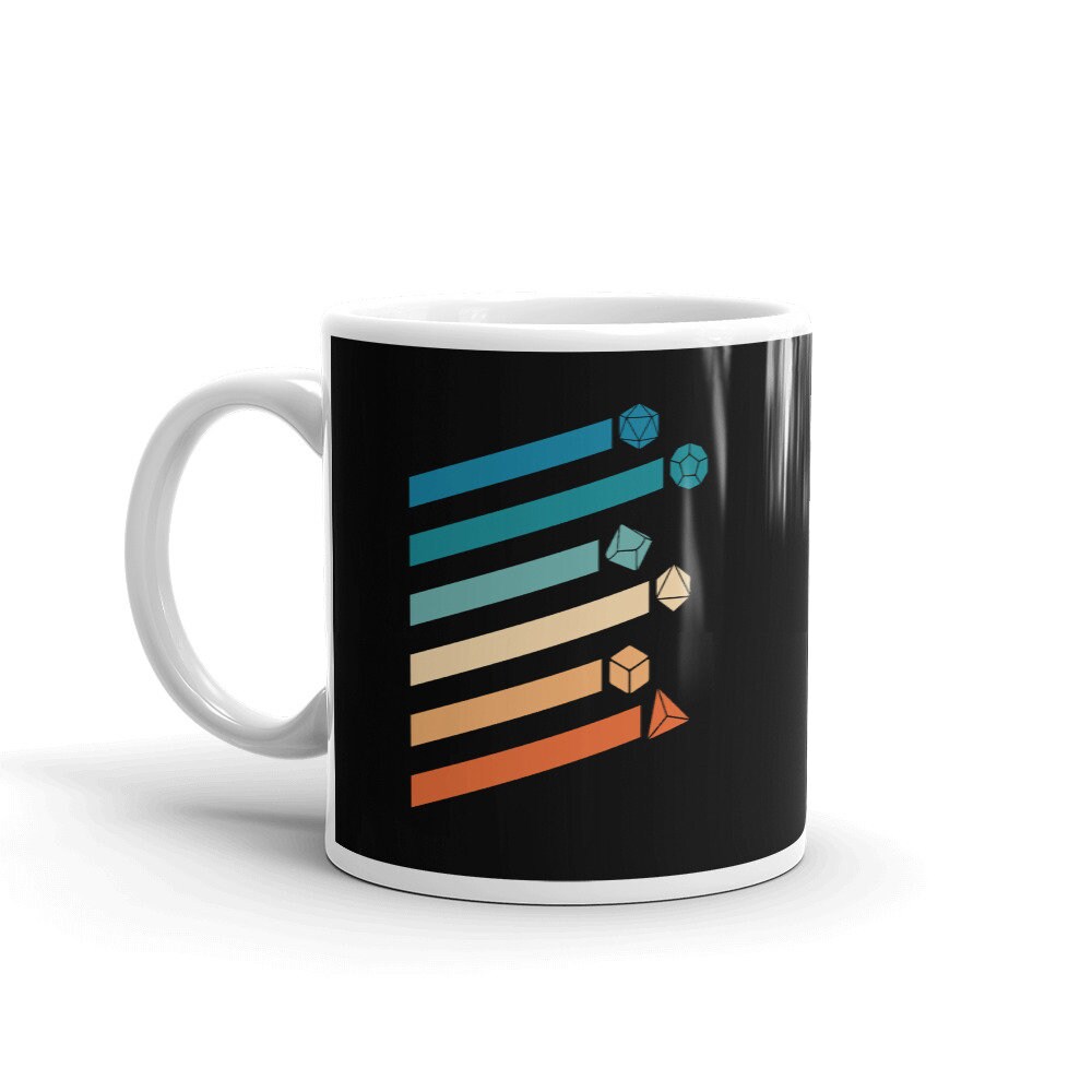 DND Tabletop D20 Dice RPG Gamer Gaming Mug - Etsy