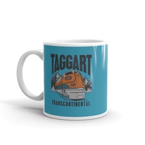 Taggart Transcontinental Railroad Ayn Rand Atlas Shrugged Glossy Mug - Etsy