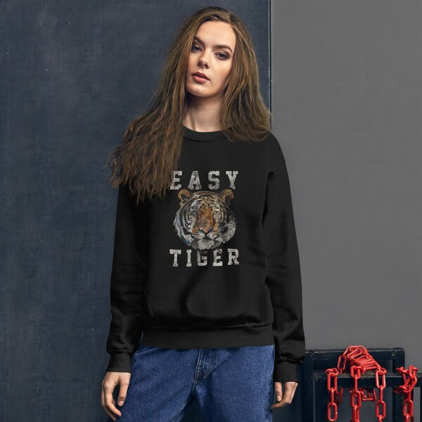 Tiger Sweatshirt - Etsy