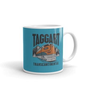 Taggart Transcontinental Railroad Ayn Rand Atlas Shrugged Glossy Mug - Etsy