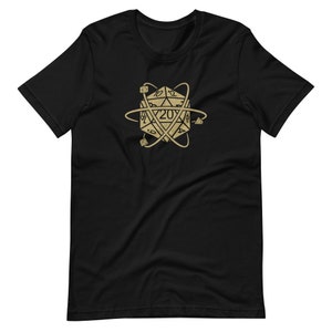 DND Dungeon Master D20 Atom RPG Short-sleeve Unisex T-shirt - Etsy