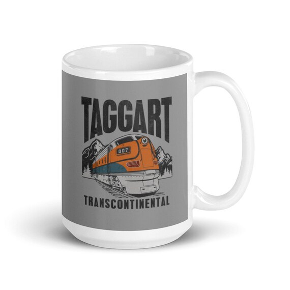 Taggart Transcontinental Railroad Ayn Rand Atlas Shrugged Mug | Etsy